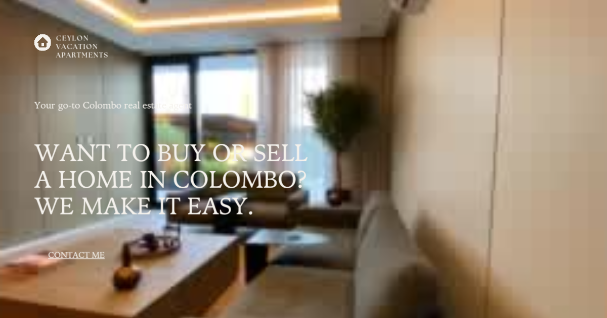 Want to buy or sell a apartment in Colombo? We make it easy.